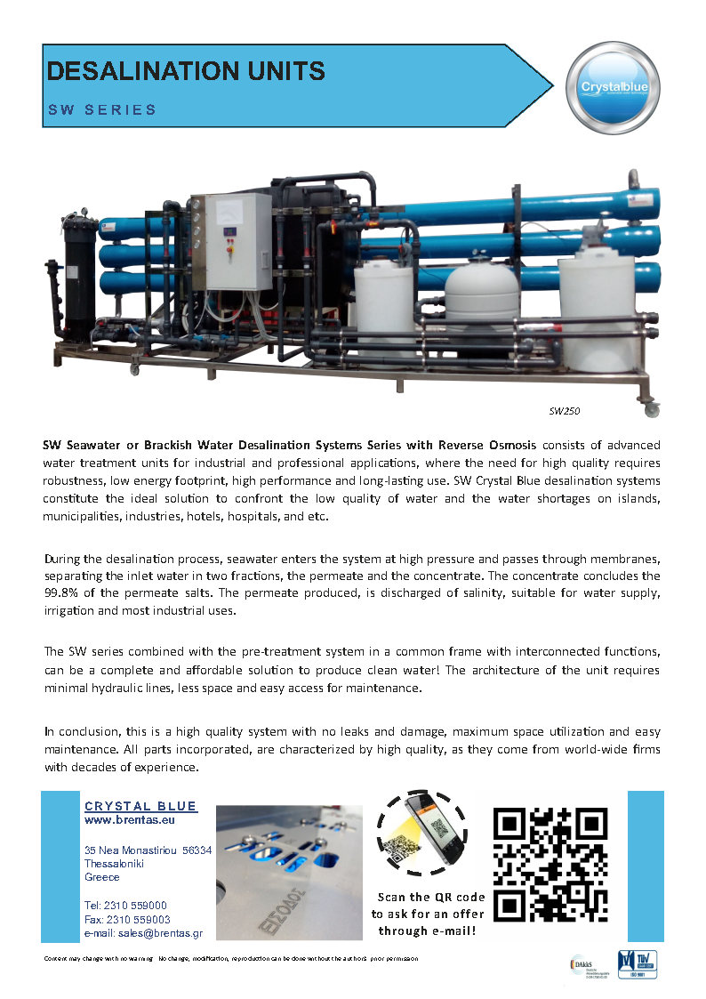 Desalination System | Brentas PC